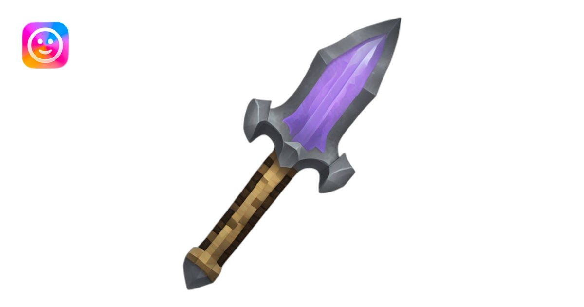 minecraft sword netherite emoji | AI Emoji Generator