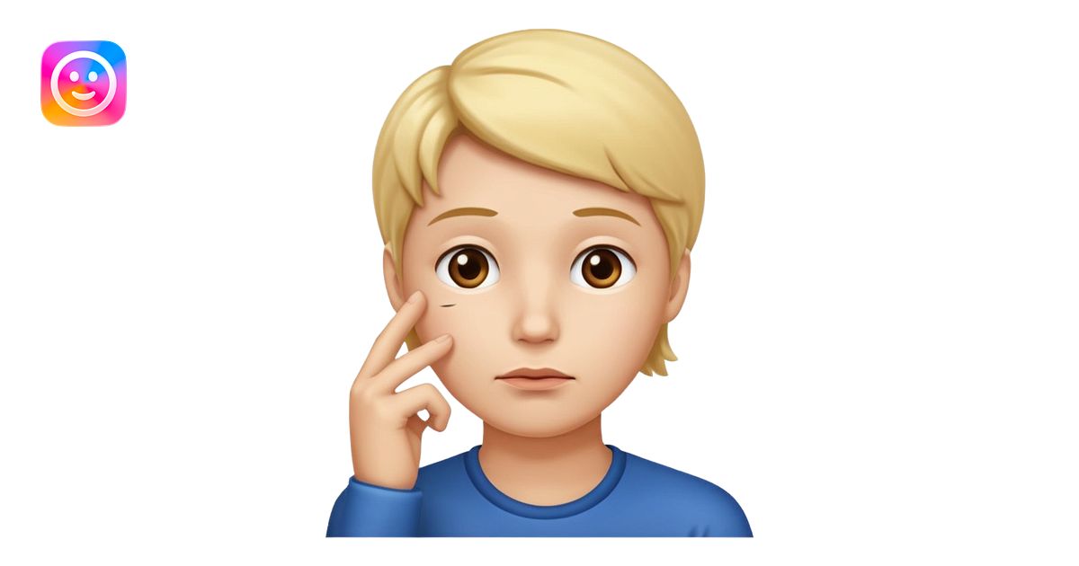 questioning face emoji, hand on chin, thinking emoji | AI Emoji Generator