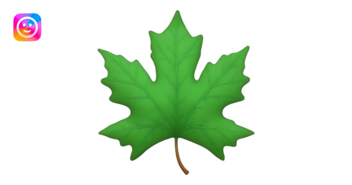 Canadian maple leaf emoji | AI Emoji Generator