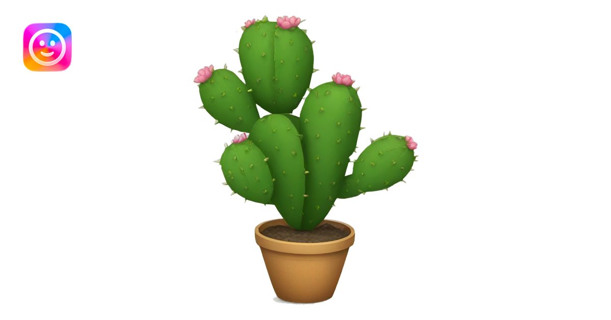 round Nopal without pot emoji | AI Emoji Generator