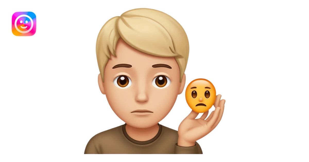thinking or trying to remember emoji | AI Emoji Generator