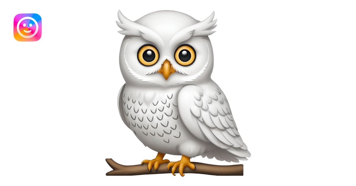 white owl emoji | AI Emoji Generator
