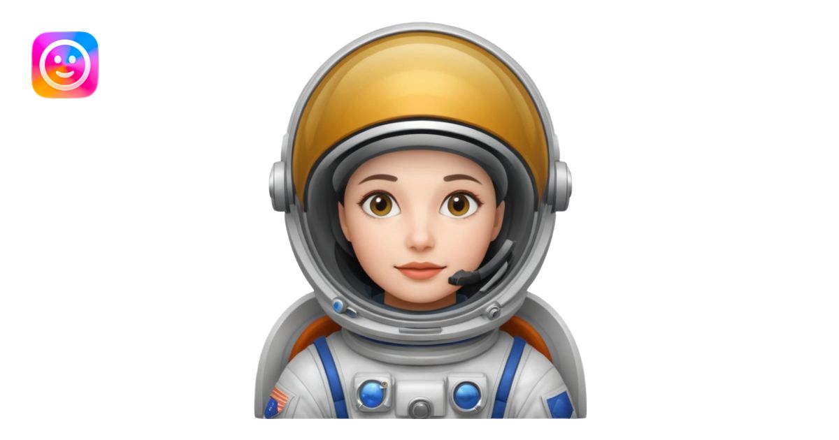 cosmonaut woman emoji | AI Emoji Generator