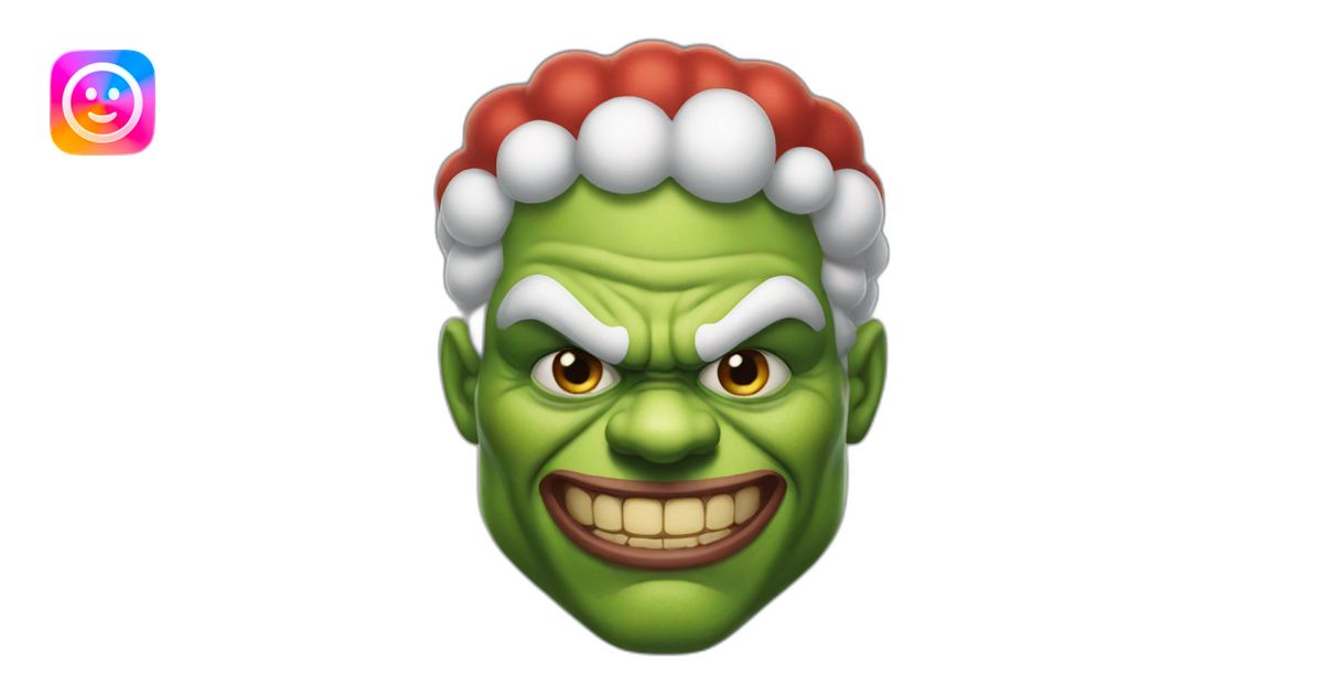 clown hulk emoji | AI Emoji Generator