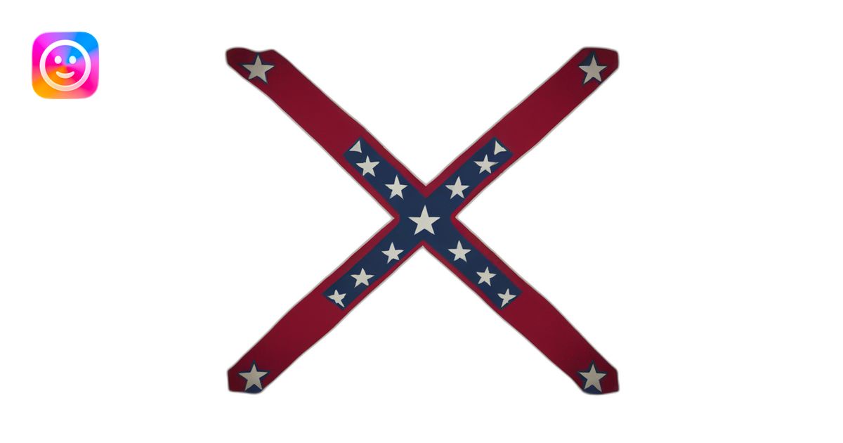 American Confederate flag emoji | AI Emoji Generator
