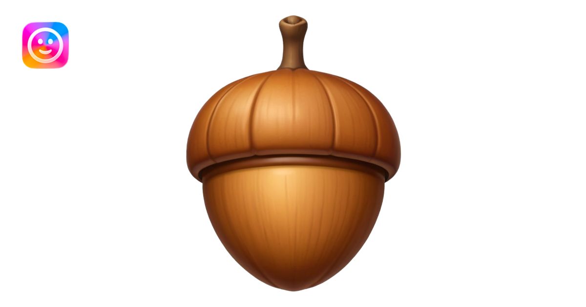 acorn emoji | AI Emoji Generator
