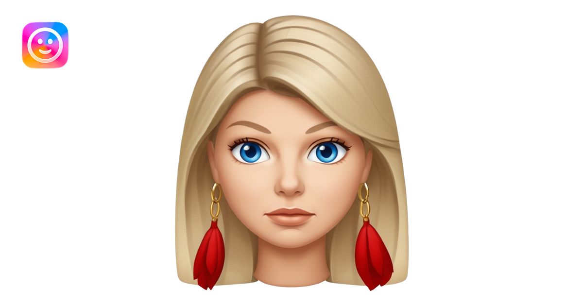 Fergie with blue eyes emoji | AI Emoji Generator