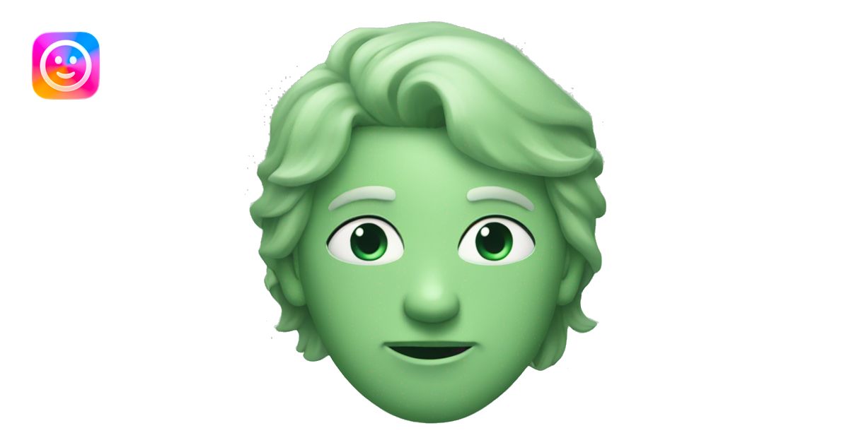 sage green heart emoji | AI Emoji Generator