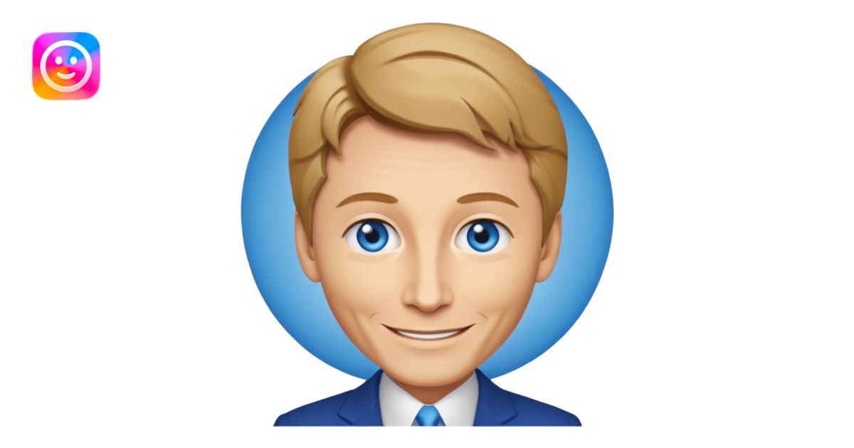 Bobby Caldwell with blue eyes emoji | AI Emoji Generator
