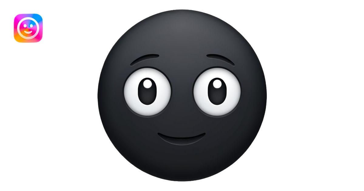 black dot emoji | AI Emoji Generator