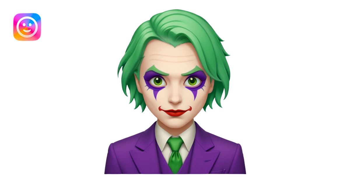 the joker emoji | AI Emoji Generator