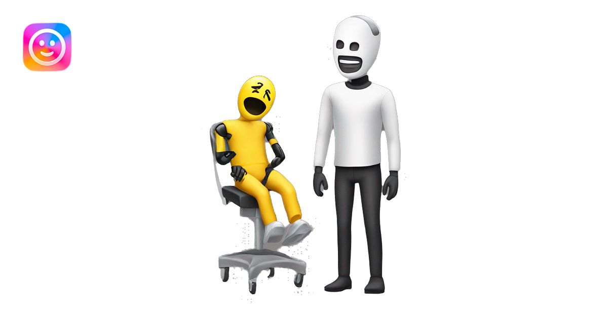 crash test dummy break up emoji | AI Emoji Generator