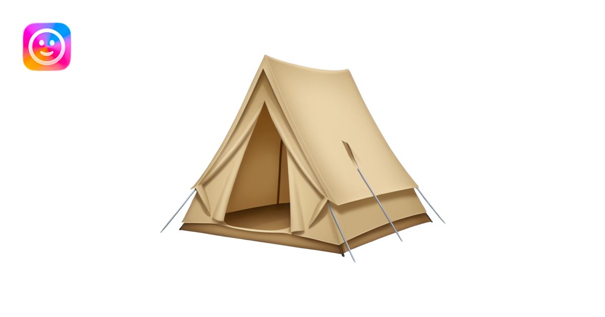Temporary Tent emoji | AI Emoji Generator