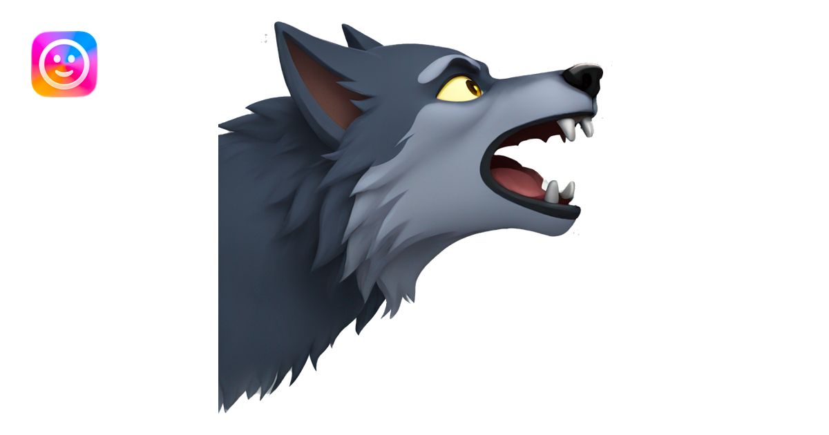 Werewolf howling emoji | AI Emoji Generator