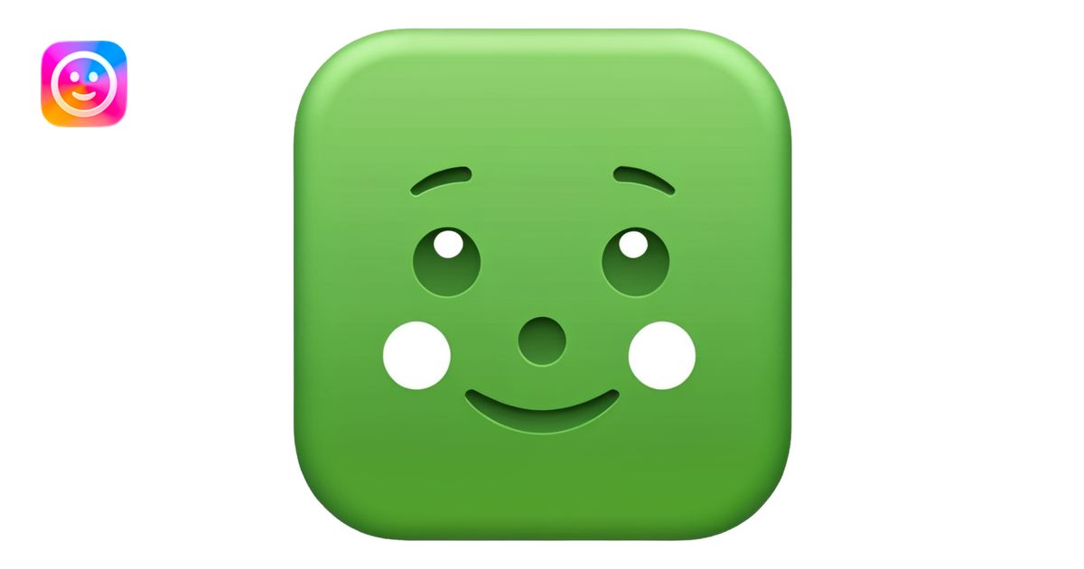 generate plus icon with green color in text format emoji | AI Emoji ...