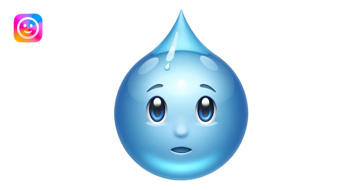 sweat drops emoji | AI Emoji Generator