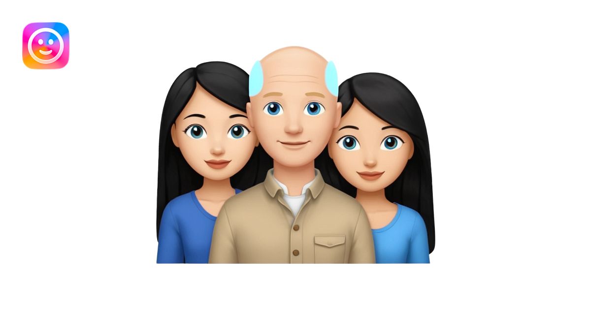 Bald white man blue eyes in love with Filipina woman 2 young Filipina ...