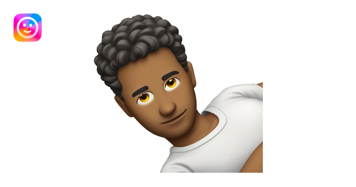 guy laying down emoji | AI Emoji Generator