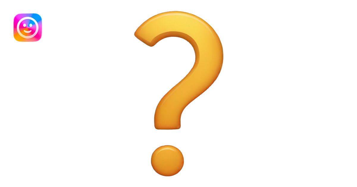empty question mark emoji | AI Emoji Generator