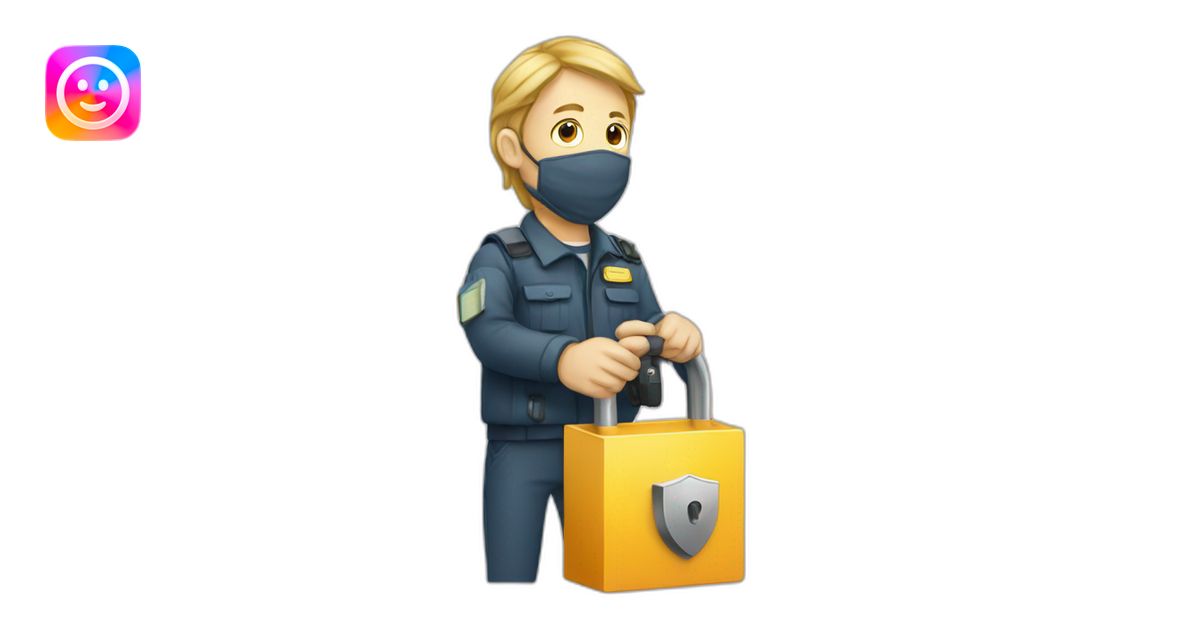 secure data emoji | AI Emoji Generator