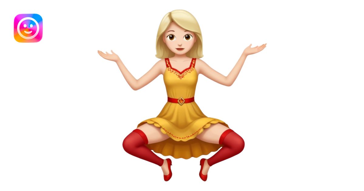 Naked woman spreading her legs apart emoji | AI Emoji Generator