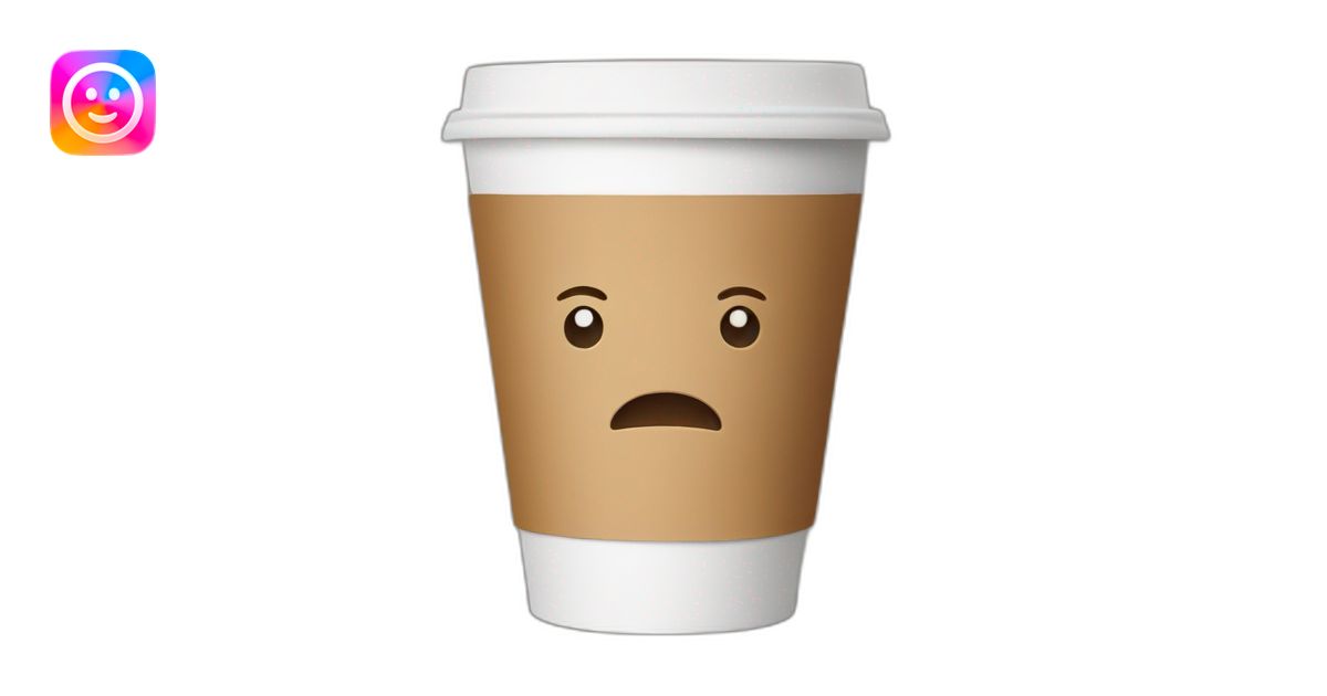 coffee paper cup emoji | AI Emoji Generator
