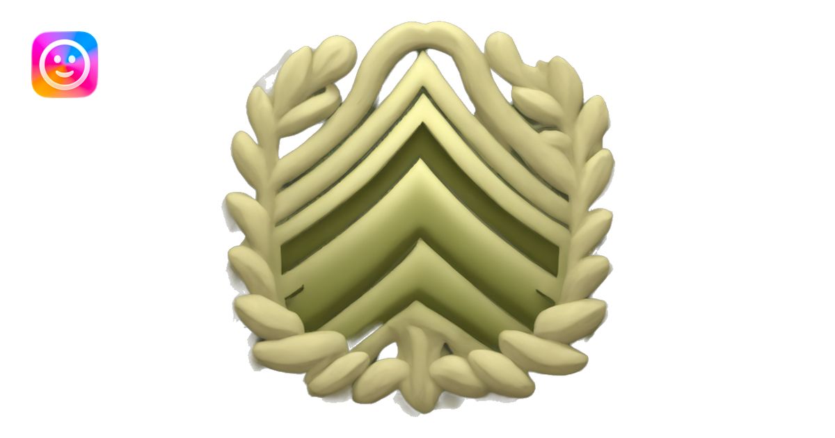 US army Rank symbol emoji | AI Emoji Generator