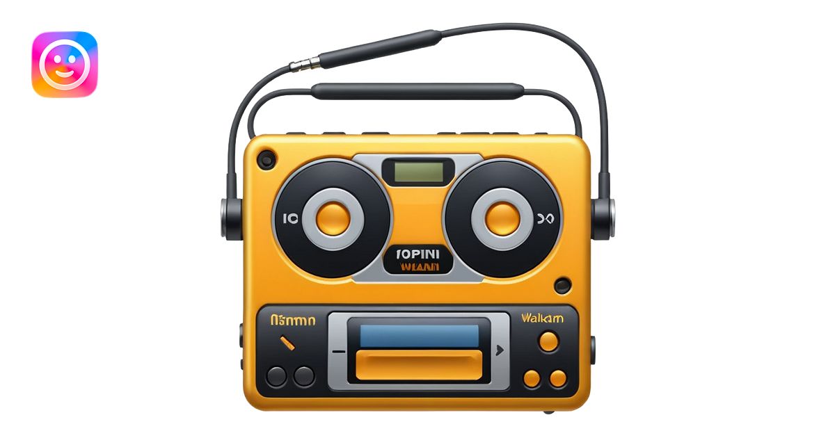 walkman emoji | AI Emoji Generator