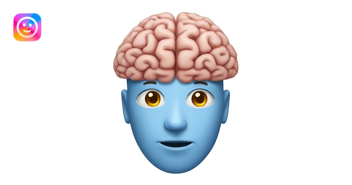 face with brain connecte emoji | AI Emoji Generator