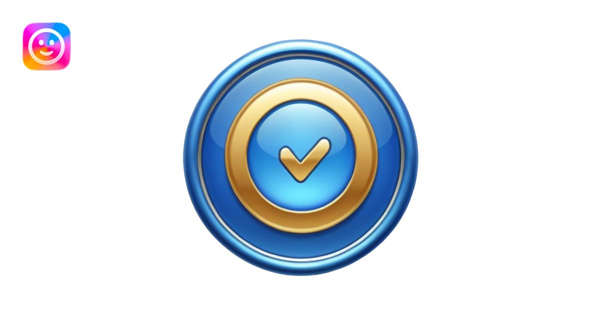 Verified Badge emoji | AI Emoji Generator