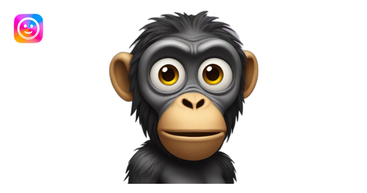 hypnotized ape emoji | AI Emoji Generator
