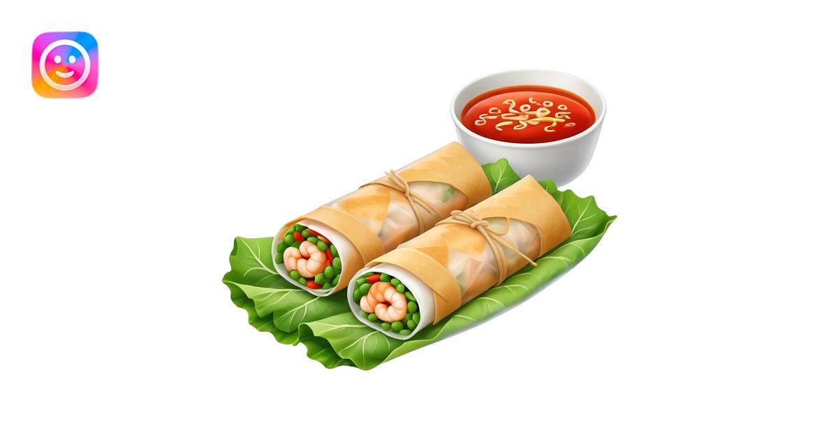 make it look like an Asian spring roll, not a burrito! (please ...