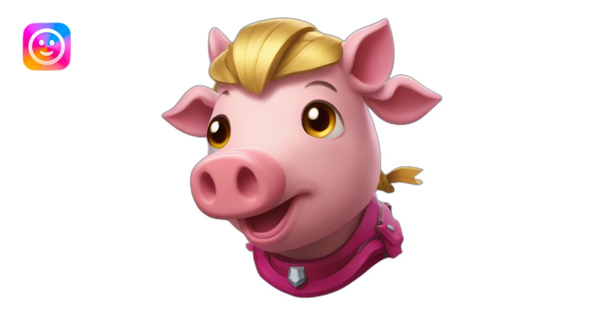 Hog rider from clashroyale emoji | AI Emoji Generator