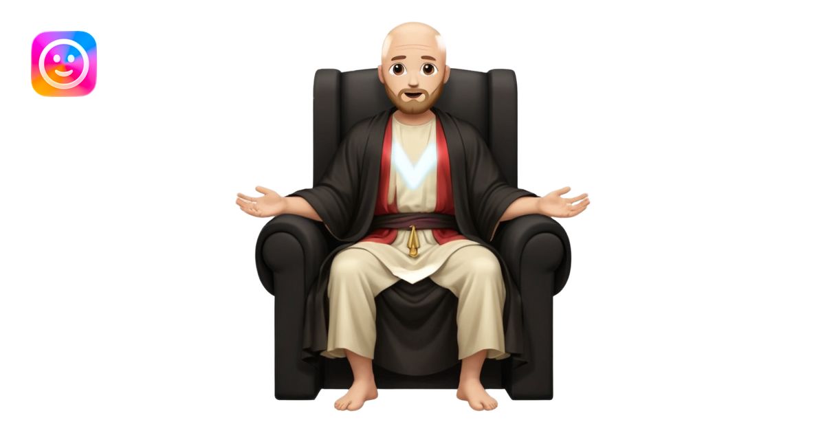 fullbody bald jesus christ jacked, sleeveless and unbuttoned in black ...