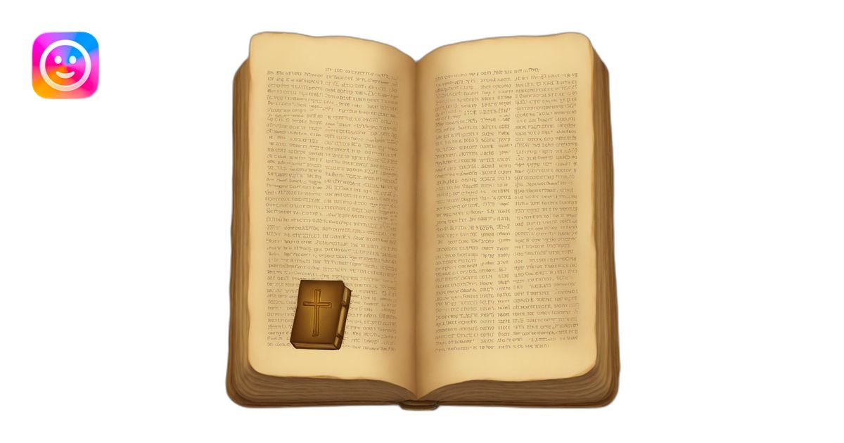 bible emoji | AI Emoji Generator