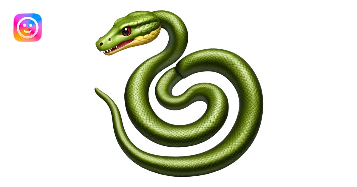 snake ouroboros emoji | AI Emoji Generator
