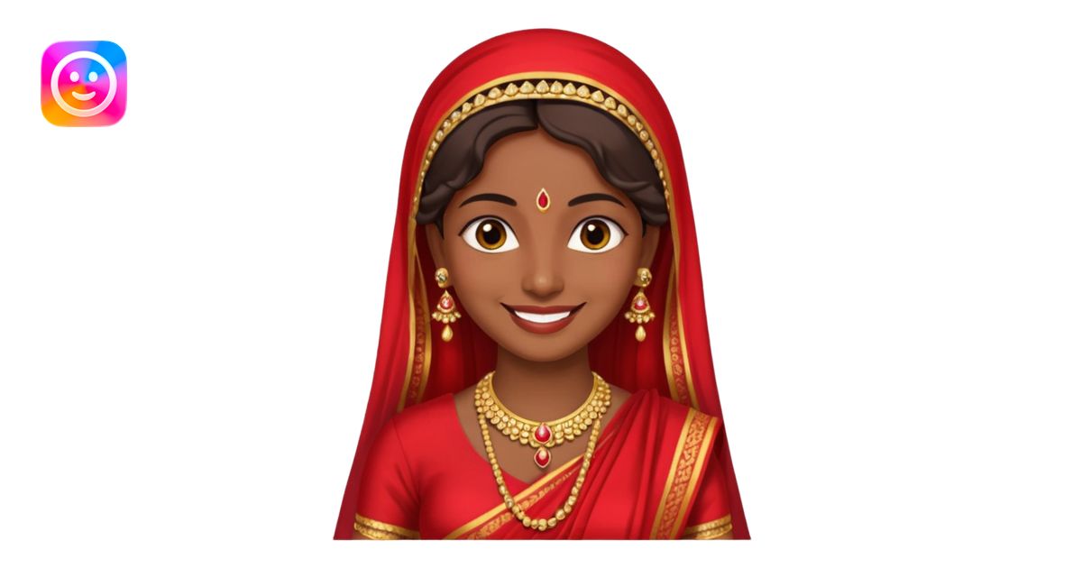 indian bride emoji | AI Emoji Generator