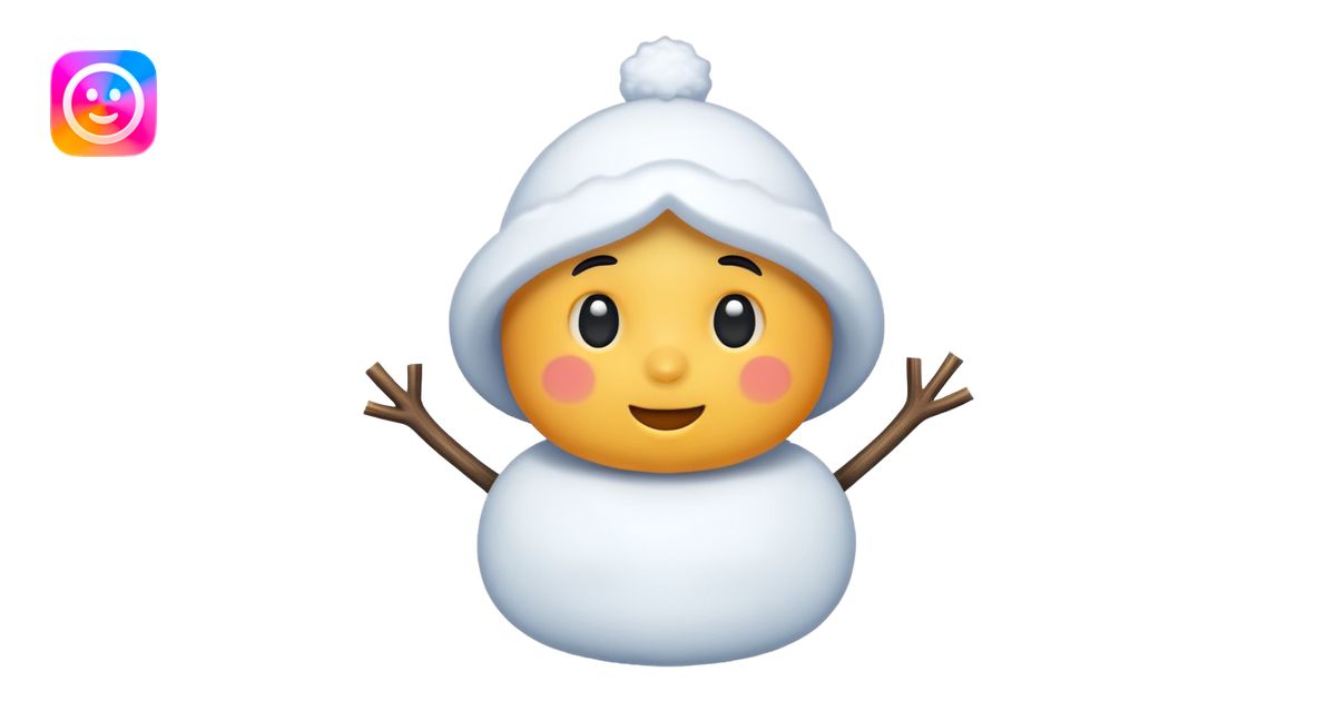 little snow emoji | AI Emoji Generator