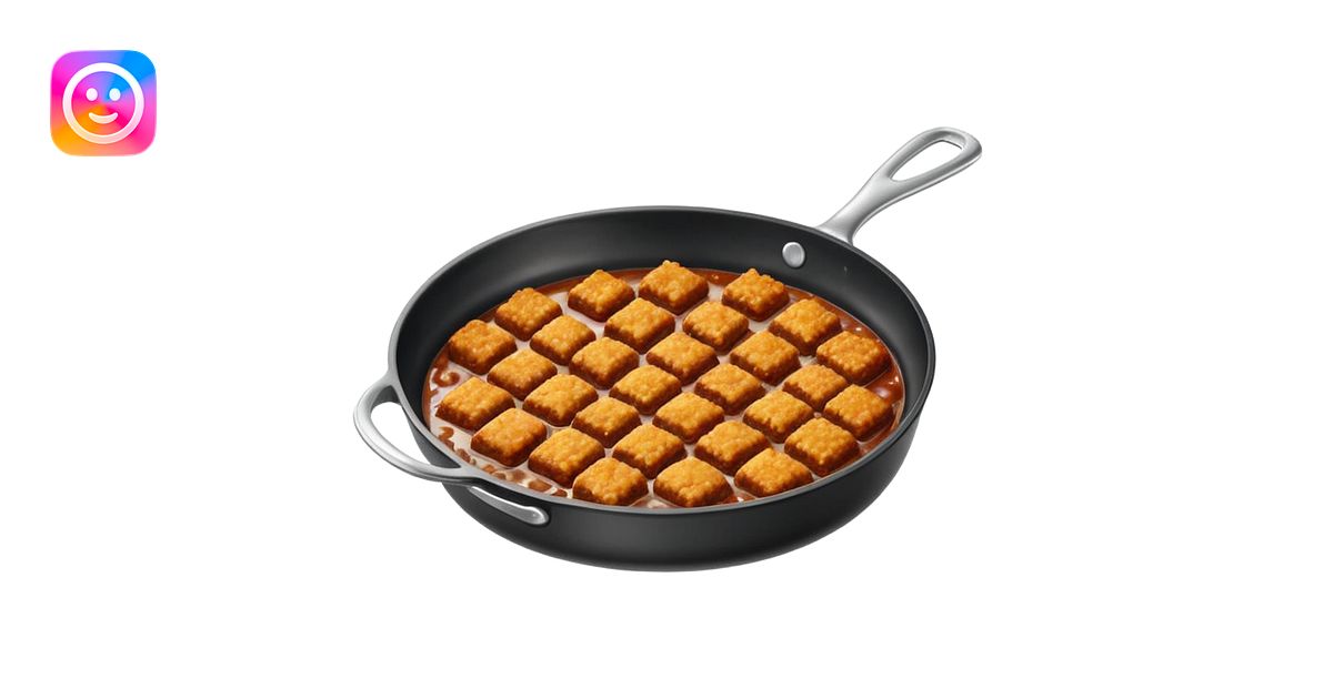 fried minced meat dish object icon, cooked minced meat in a pan ...
