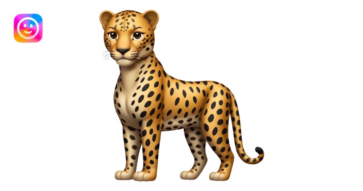 realistic leopard emoji | AI Emoji Generator