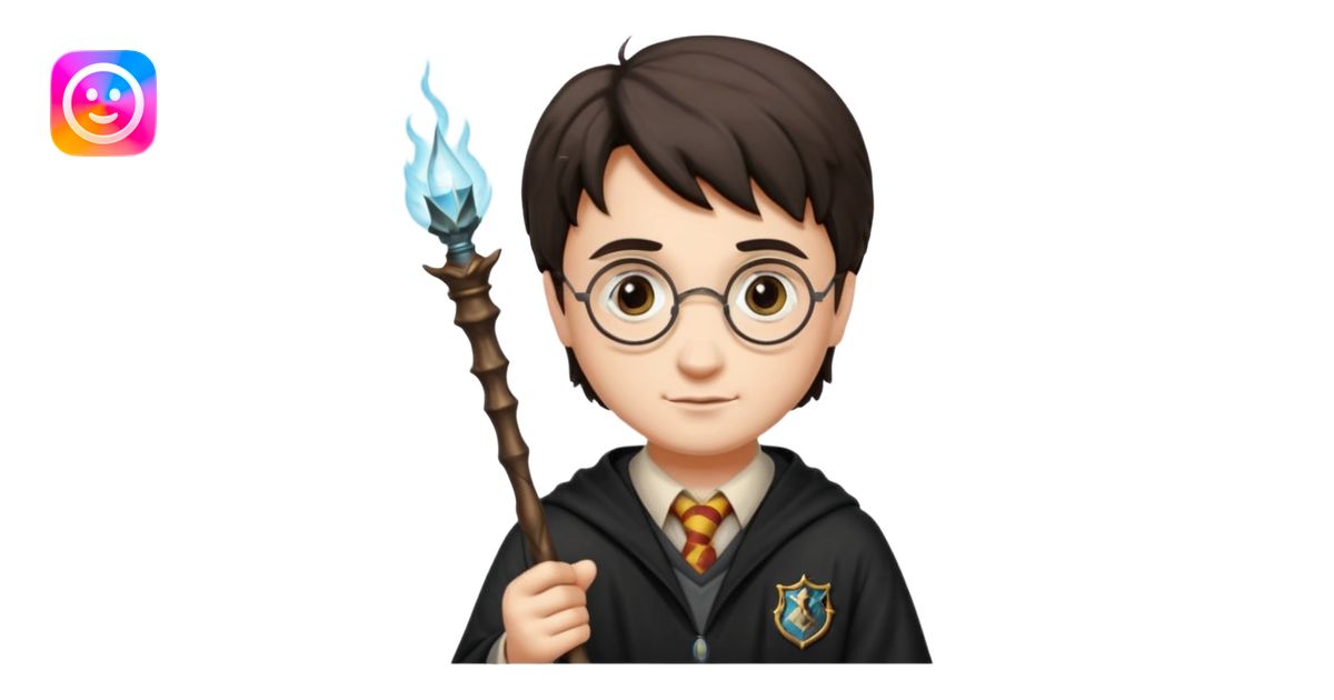 harry potter holding wand emoji | AI Emoji Generator