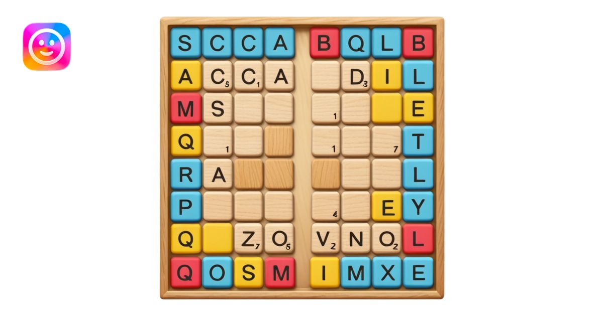 scrabble emoji | AI Emoji Generator