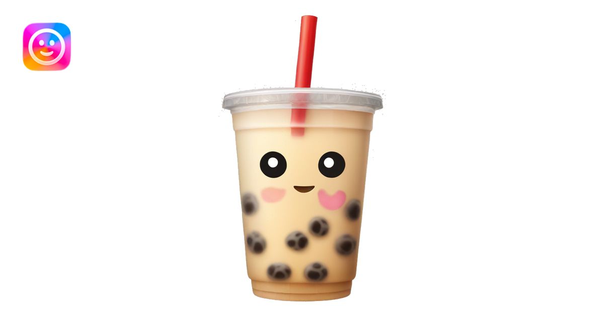 Bubble tea emoji | AI Emoji Generator