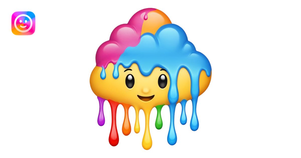 Splash paint emoji | AI Emoji Generator