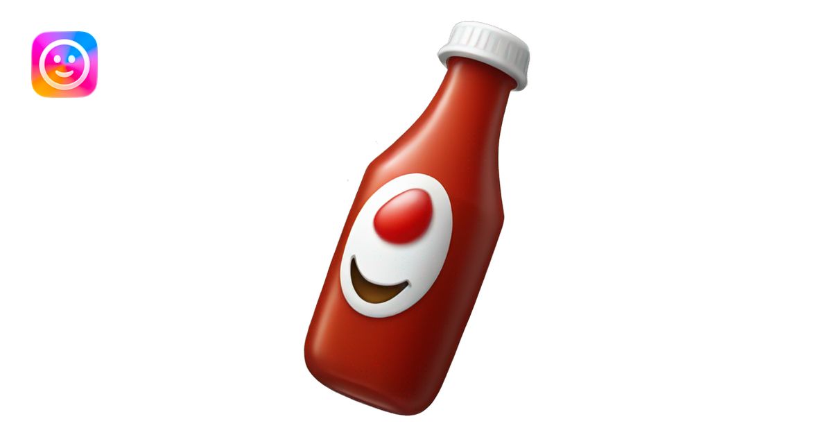 Ketchup bottle emoji | AI Emoji Generator