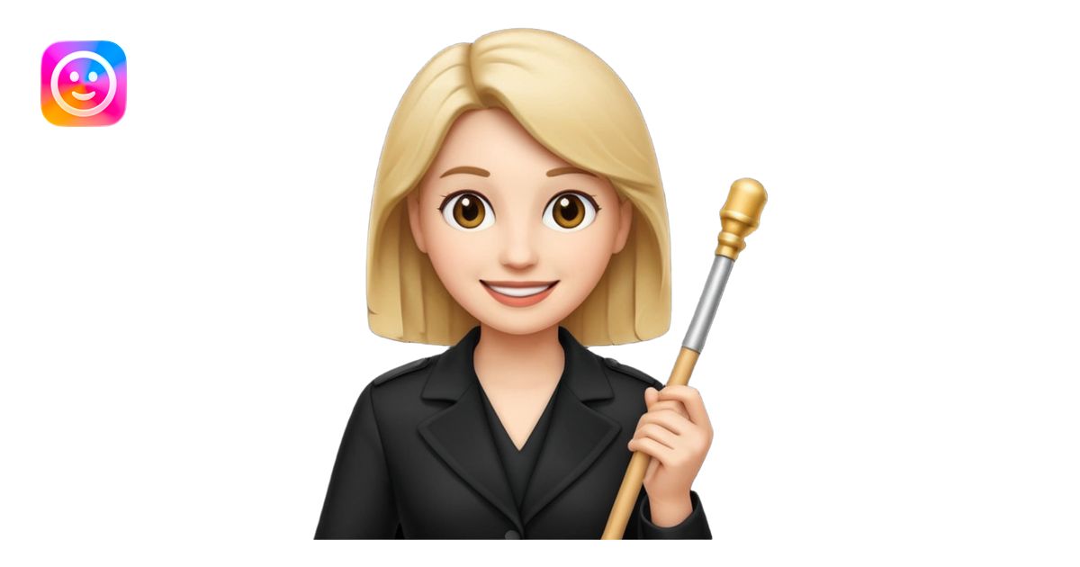 Female music conductor emoji emoji | AI Emoji Generator