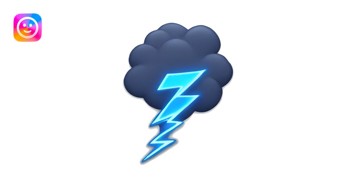 Lightning emoji | AI Emoji Generator