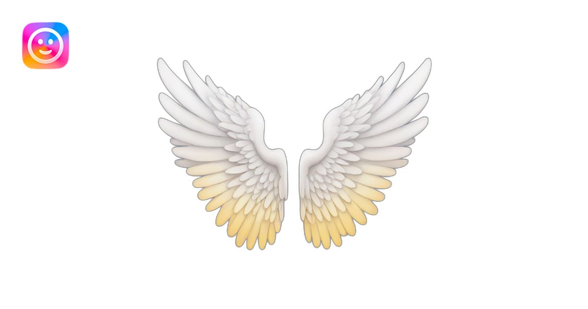 one angel wing emoji | AI Emoji Generator