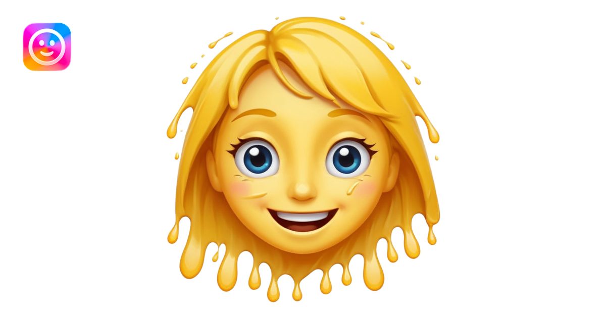 A joyful face emoji with wide eyes and a big smile, tears of laughter ...