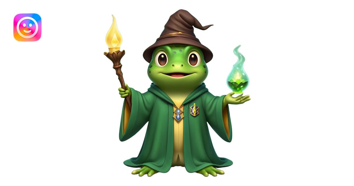 “3D emoji of a magical [], Harry Potter style, Hogwarts magic, fantasy ...